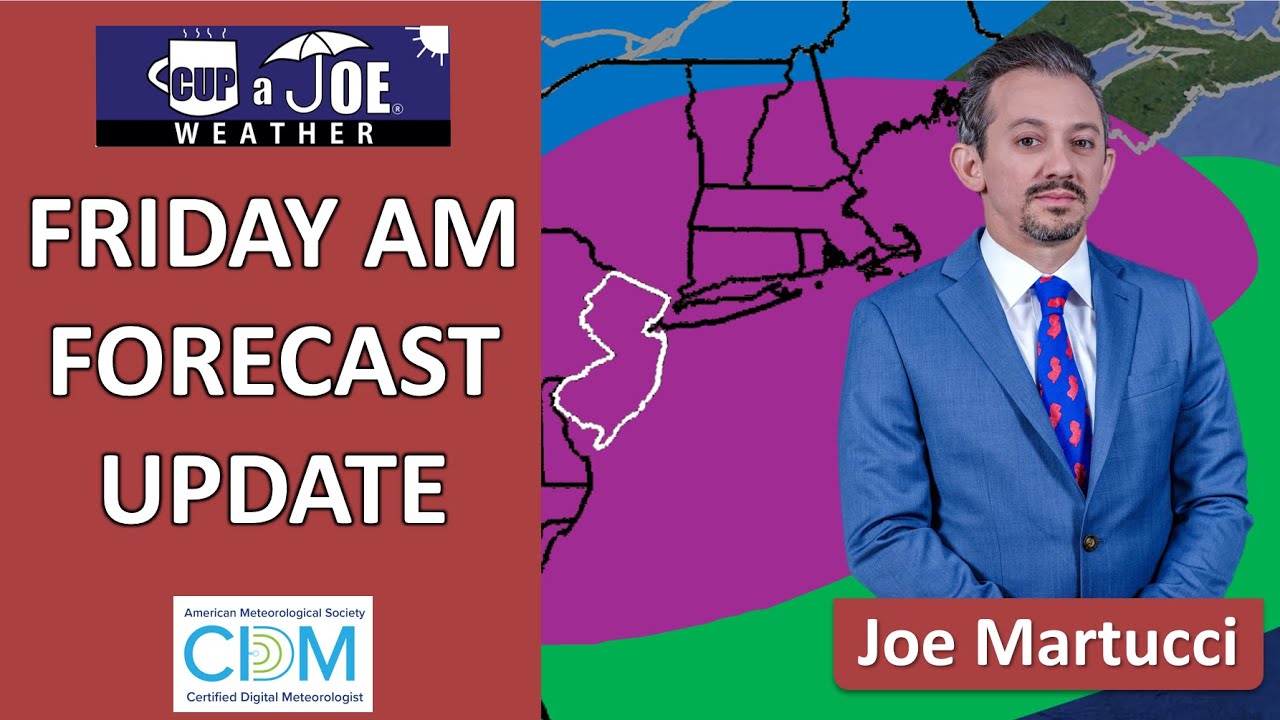 Snow And Sleet Weather Forecast For NJ Weekend Storm